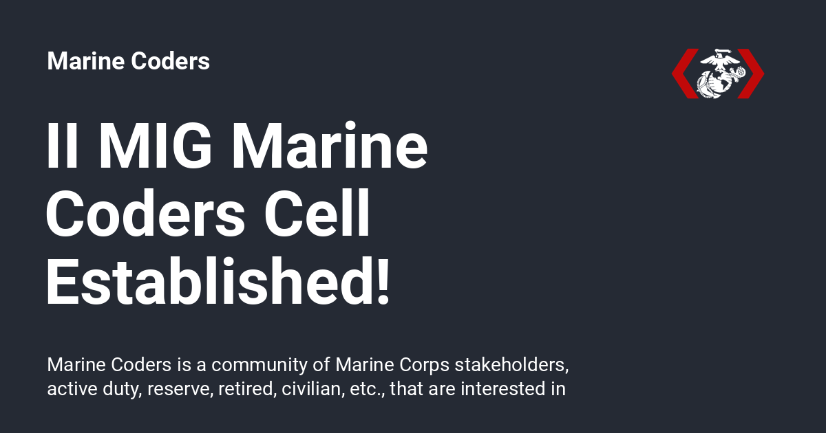 Marine Coders