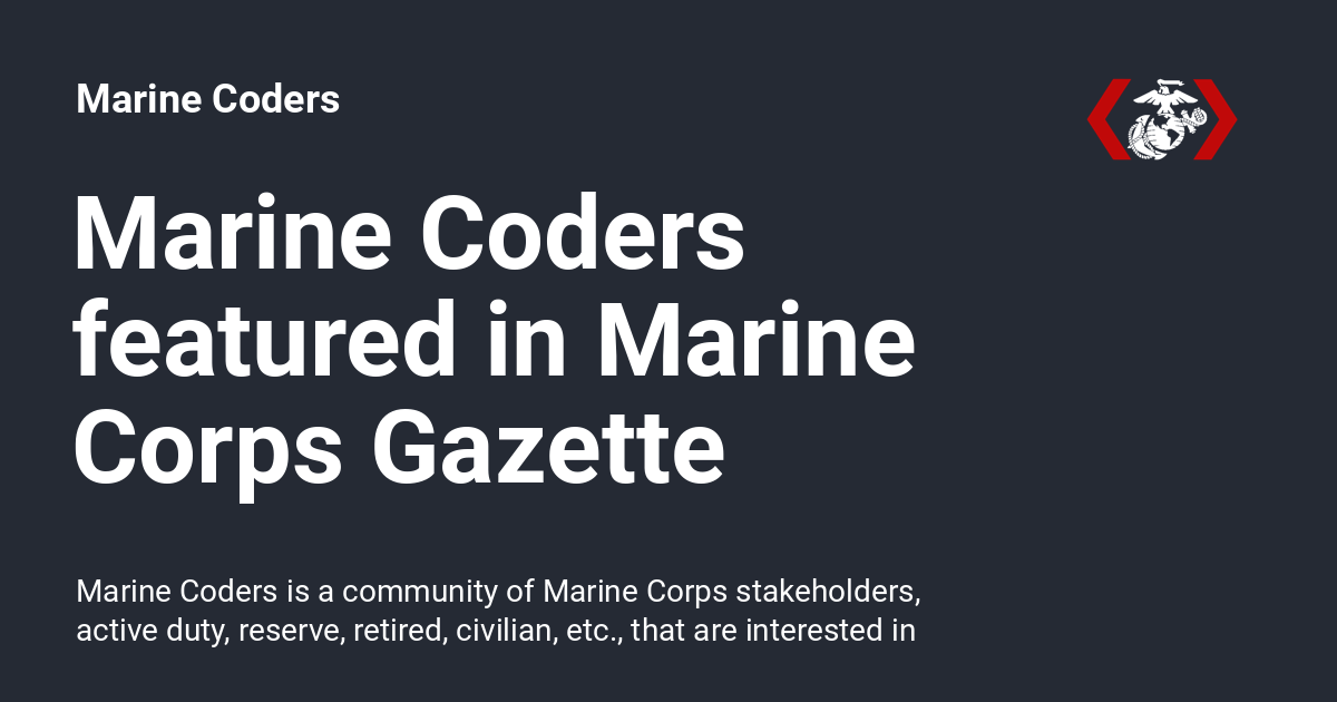 Marine Coders